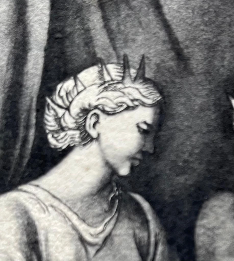 Cupid And Psyche Drawing