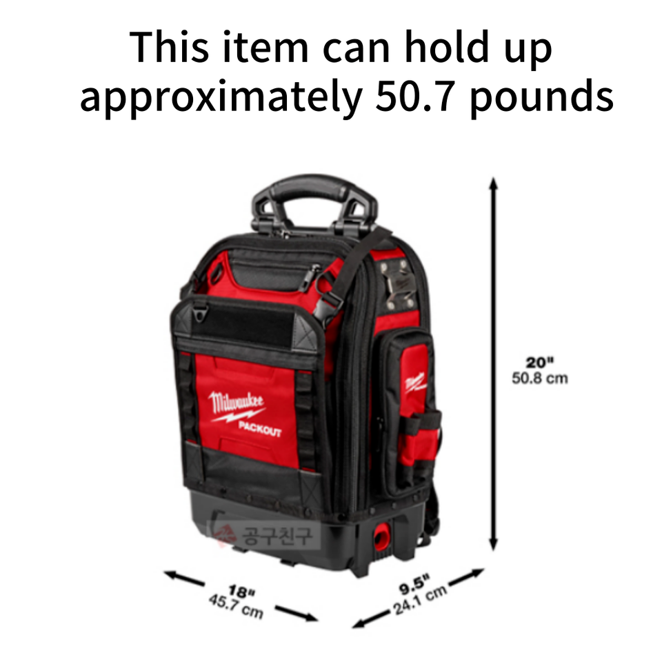 Milwaukee 48-22-8303 PACKOUT Tear Resistant Ballistic Structured ...