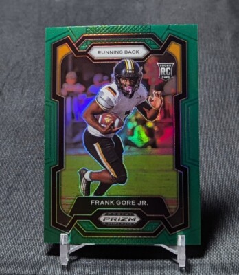 Frank Gore Jr. Green Holo Rookie RC 2024 Prizm Draft Picks Card #159 ...