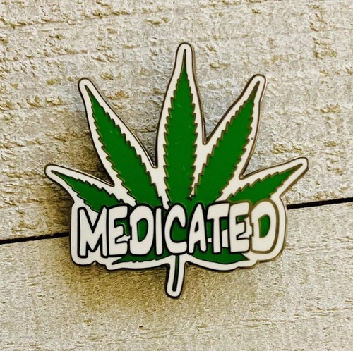 Marijuana Cannabis Pot Leaf Medicated Lapel Pin | eBay