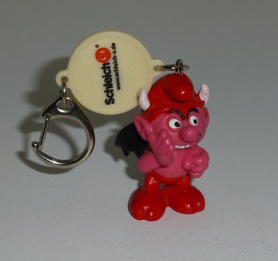 Schtroumpf Schleich : 20213 DEMON PUBLICITAIRE (Smurf Puffi ) | eBay