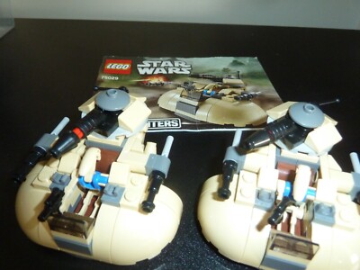 LEGO STAR WARS 75029 AAT MICROFIGHTER COMPLETE X 2 WITH MANUAL | eBay