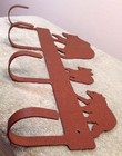 Rustic 3 Bears 4 Coat Hook Rack Hunter Hunting Grizzly Woods Forest ...