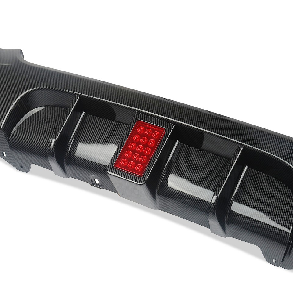 Rear Bumper Diffuser Lip For 2007-13 BMW E92 E93 W/ LED 335i 328i M ...