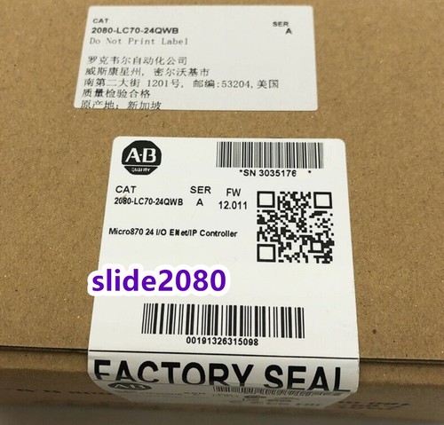 New Factory Sealed AB 2080-LC70-24QWB SER A Micro870 24 I/O ENet/IP ...