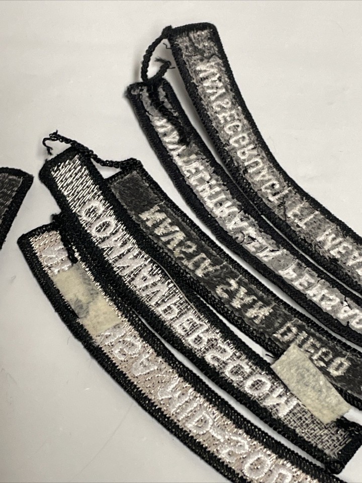 USN US Navy Shoulder Tabs Rockers Patches Lot x10 Hospital Duty ...