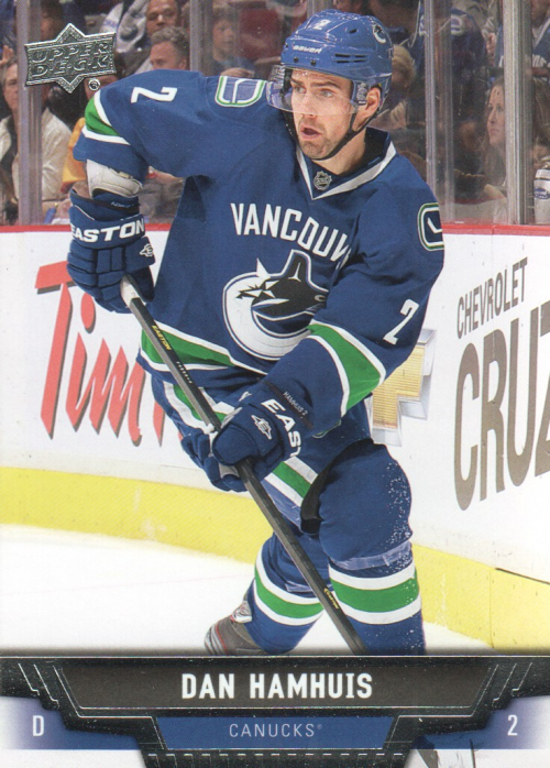 2013-14 Upper Deck Hockey Trading Card #193 Dan Hamhuis | eBay