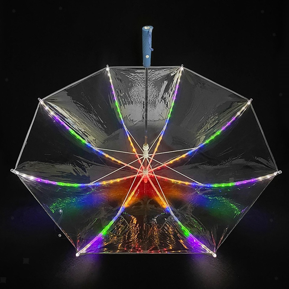 Light up Umbrella Creative Adults 8 Ribs Windproof LED Umbrella for ...