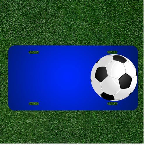 Custom Personalized License Plate With Add Names To Ball Soccer Sports ...