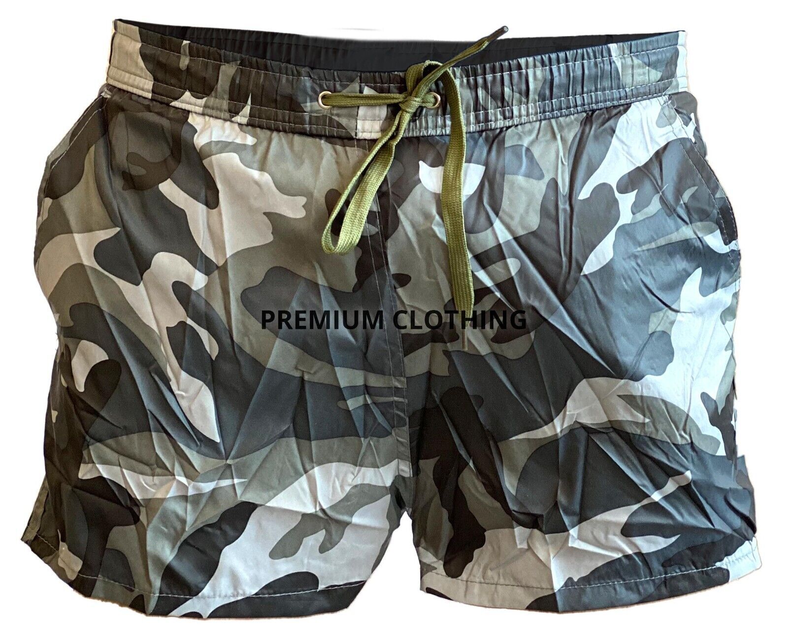 Mens CAMO Beach Swimming Shorts Swim Surf Board Trunks Swimwear Wear ...