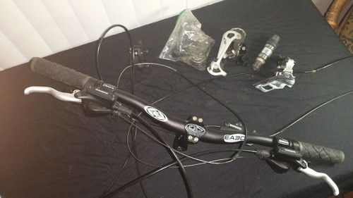 Easton EA30 Handle Bar Set With Shimano Deora Brakes And Derailers | eBay