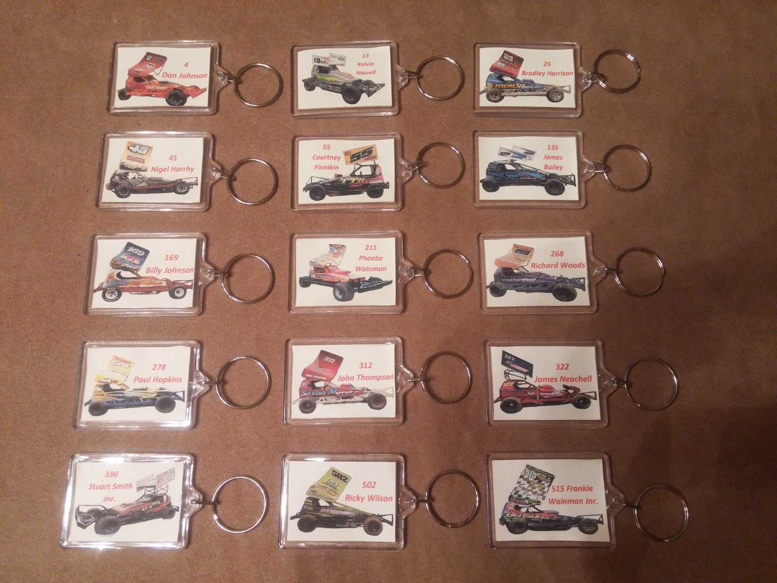 Brisca F1 F2 ministox V8 Micro F2 Stock Car Sticker sheets lots of ...