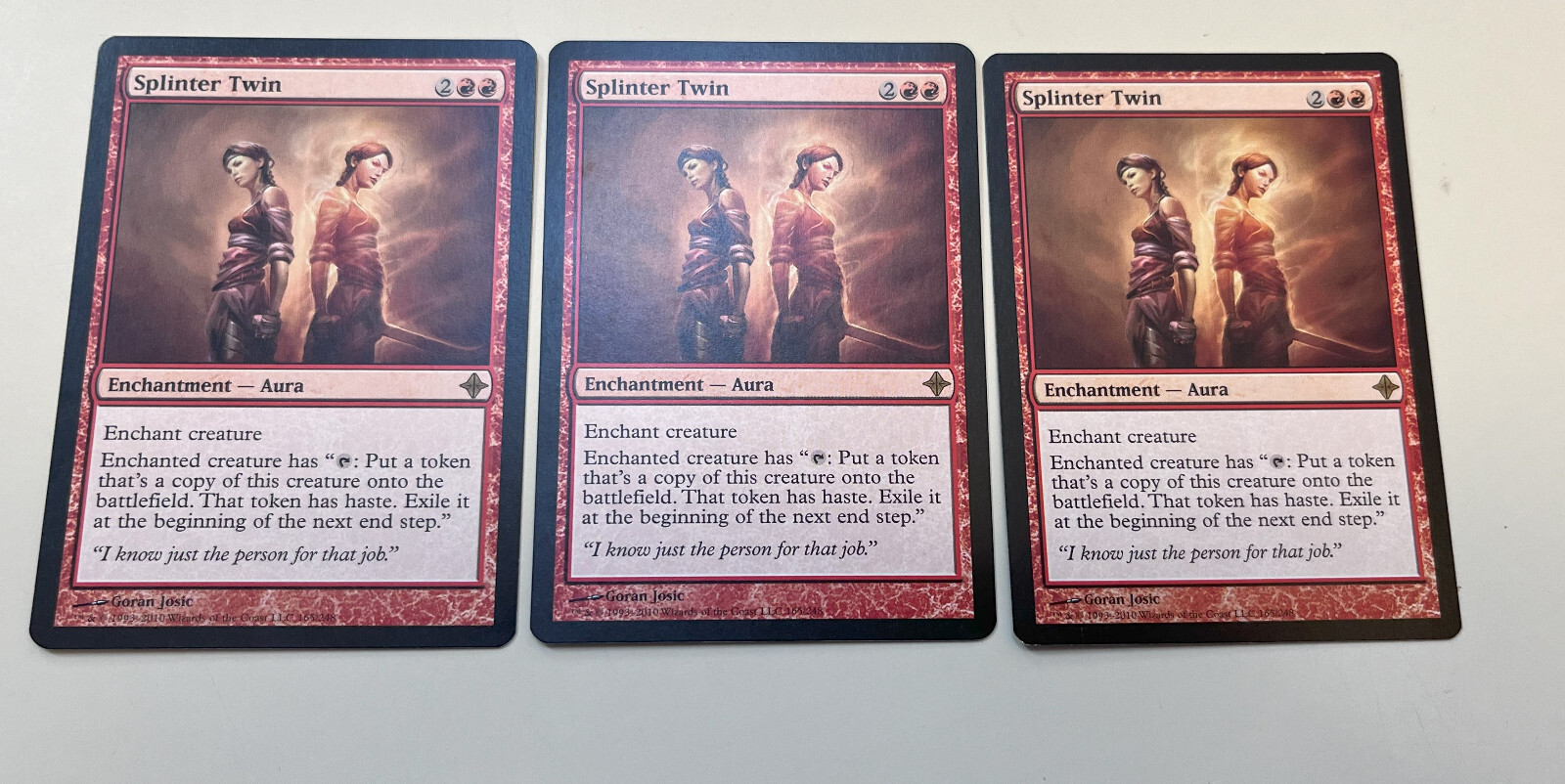3x Splinter Twin, Rise of the Eldrazi Rare | eBay
