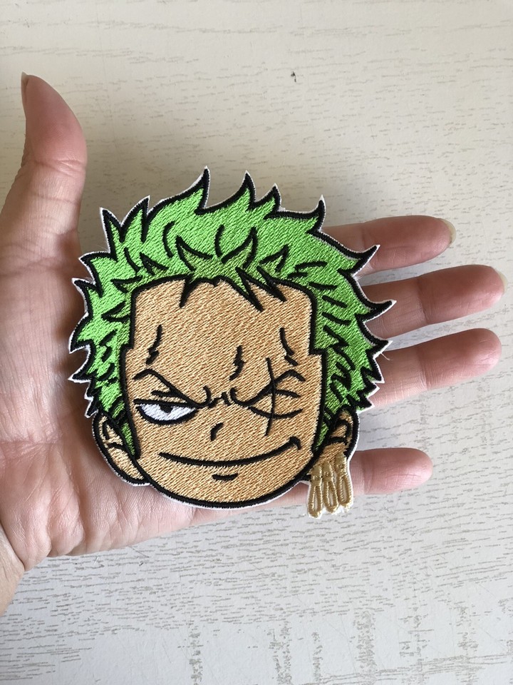 One Piece Zoro Anime Embroidered Iron Patch | eBay
