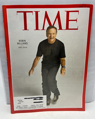 Time Magazine - August 25, 2014 - Robin Williams 1951 - 2014 | eBay