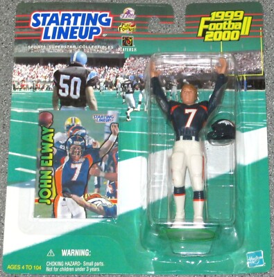 JOHN ELWAY~BRONCOS~1999 NFL STARTING LINEUP SLU FOOTBALL ACTION FIGURE ...