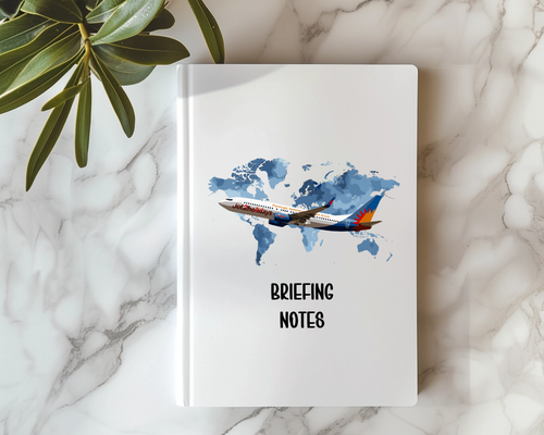 Personalised Jet2 B737 Boeing Plane Notepad Notebook Pilot Cabin Crew ...
