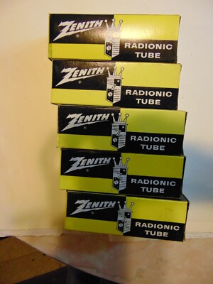 Lot Of 5 Vintage NOS Zenith/TV/Radio Tubes-22JU6 - 23JS6A-21KQ6 | eBay