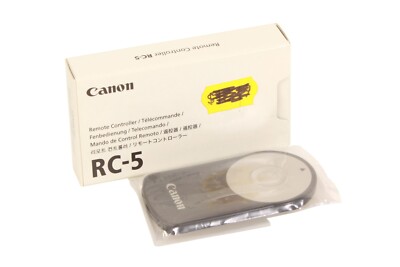 Canon RC-5 Wireless Remote Controller for Canon XT/XTi, XSi, 7D, T1i ...