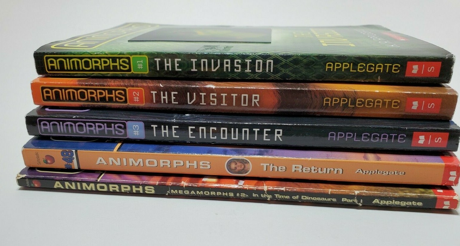 Animorphs Books The Return, Invasion, Visitor, Encounter, Dinosaurs ...
