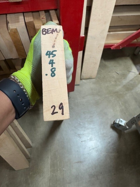 HIGH DENSITY Birdseye Maple🎸1.1"x4"x45” KD Fret | eBay