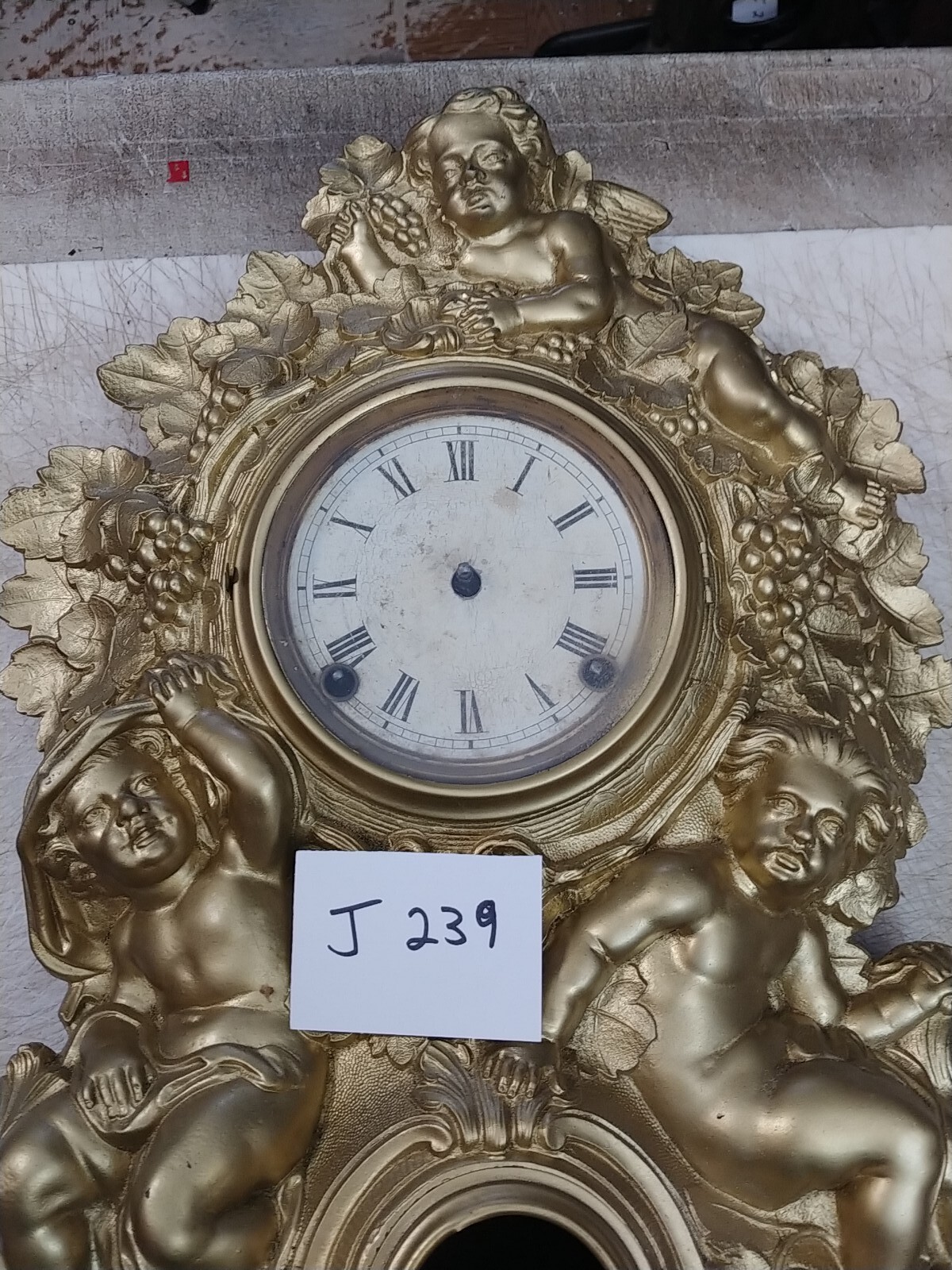 ANTIQUE N. MULLER IRON FRONT CLOCK NO. 49 KROEBER MOVEMENT | eBay