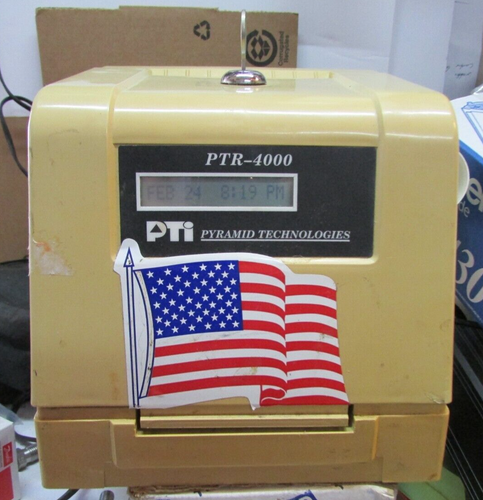 Pyramid Technology 4000 PTR 4000 Time Clock | eBay