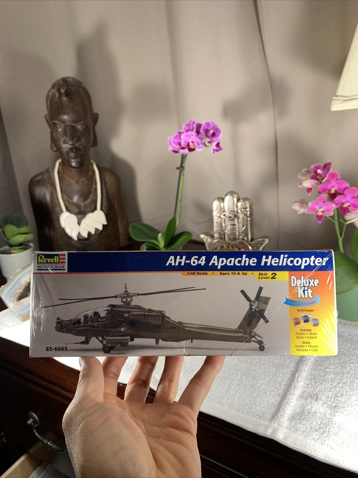 Revell Ah-64 Apache Helicopter Model Kit Scale 1 48 for sale online | eBay