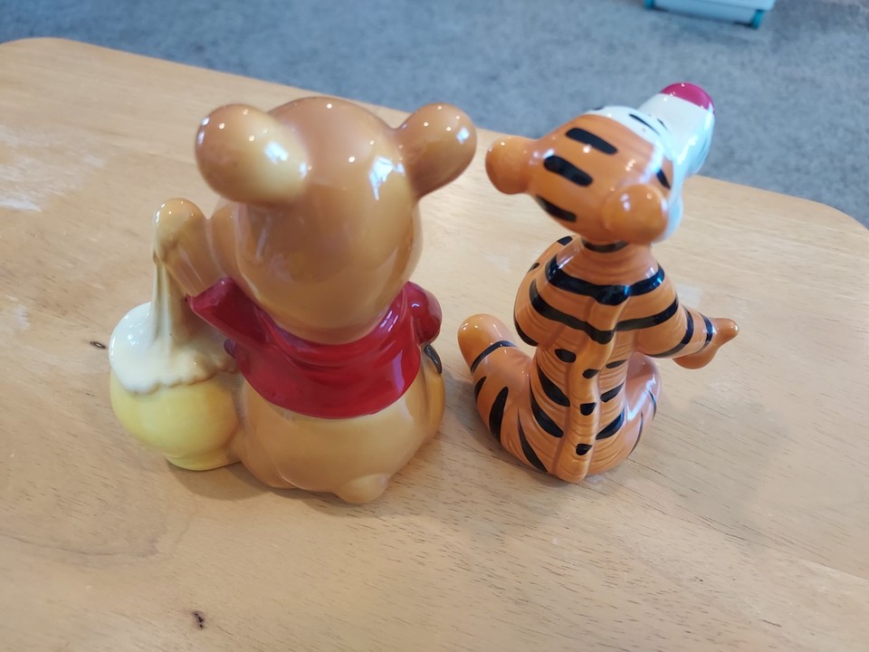 Disney Winnie the Pooh and Tigger Ceramic Figurines Vintage Japan ...