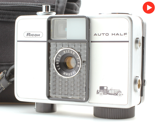 RARE [N MINT] Tested '66 Classic Car Motif Ricoh Auto Half E Film ...