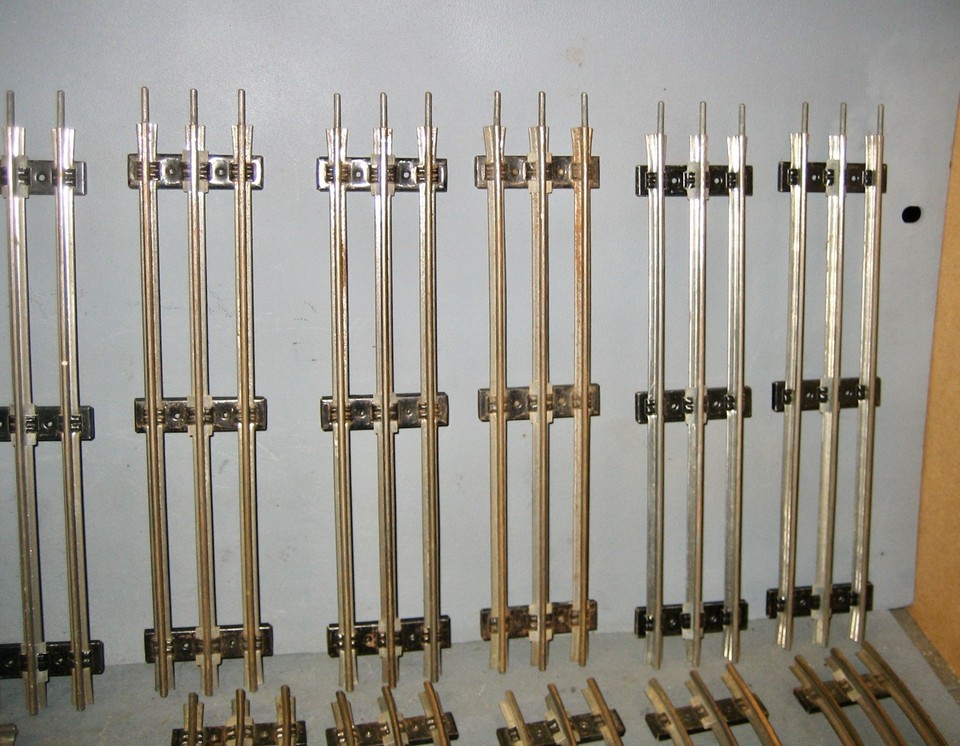 Lot of 14 Straight + 7 Curved 3-Rail Track ~ Marx, Lionel ~ O Gauge ...