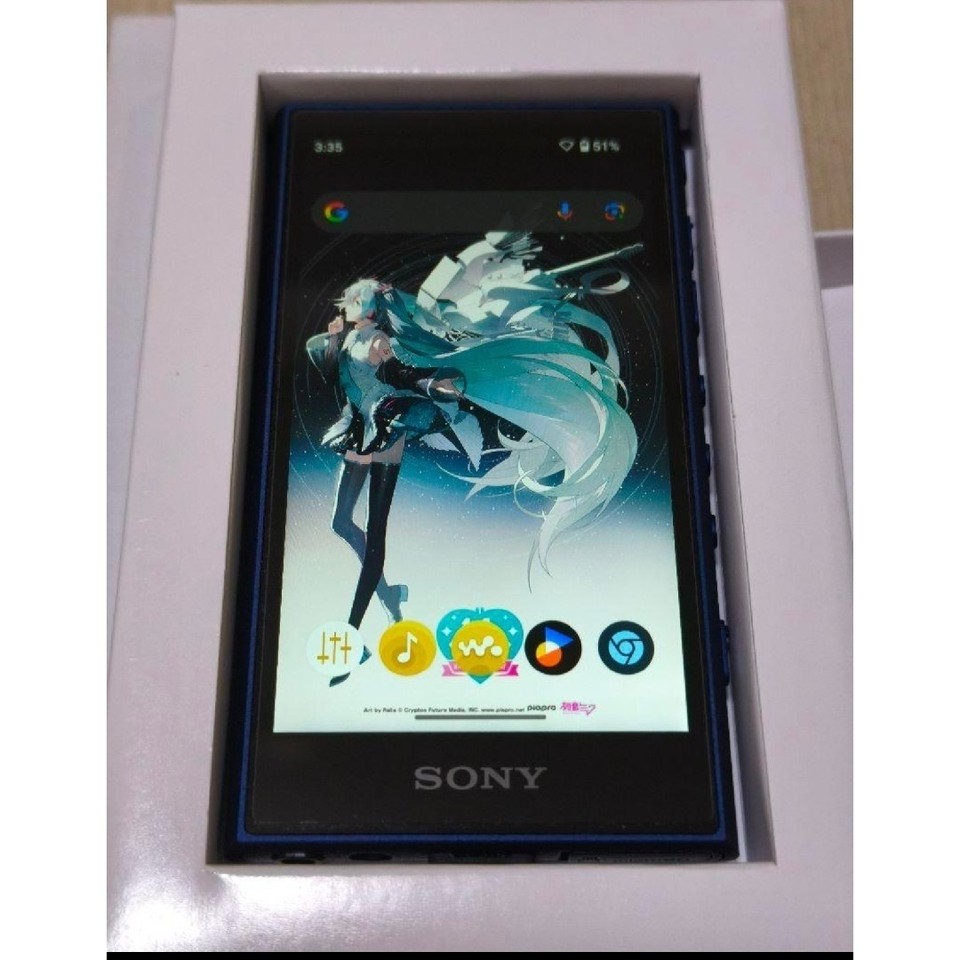 Sony NW-A306 Hatsune Miku 16th Anniversary Collaboration Model Walkman ...