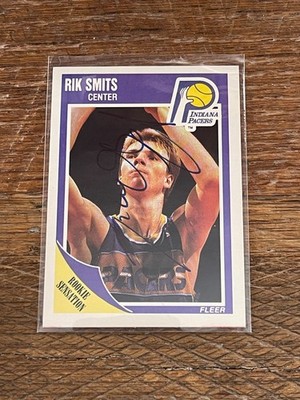 1989-90 1989 Fleer Rik Smits RC signed autographed card | eBay