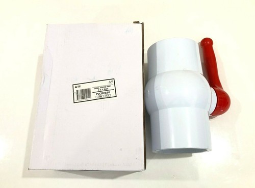 AW PVCBVS80 General Purpose 80mm 3" Female Slip Solvent Weld PVC Ball ...