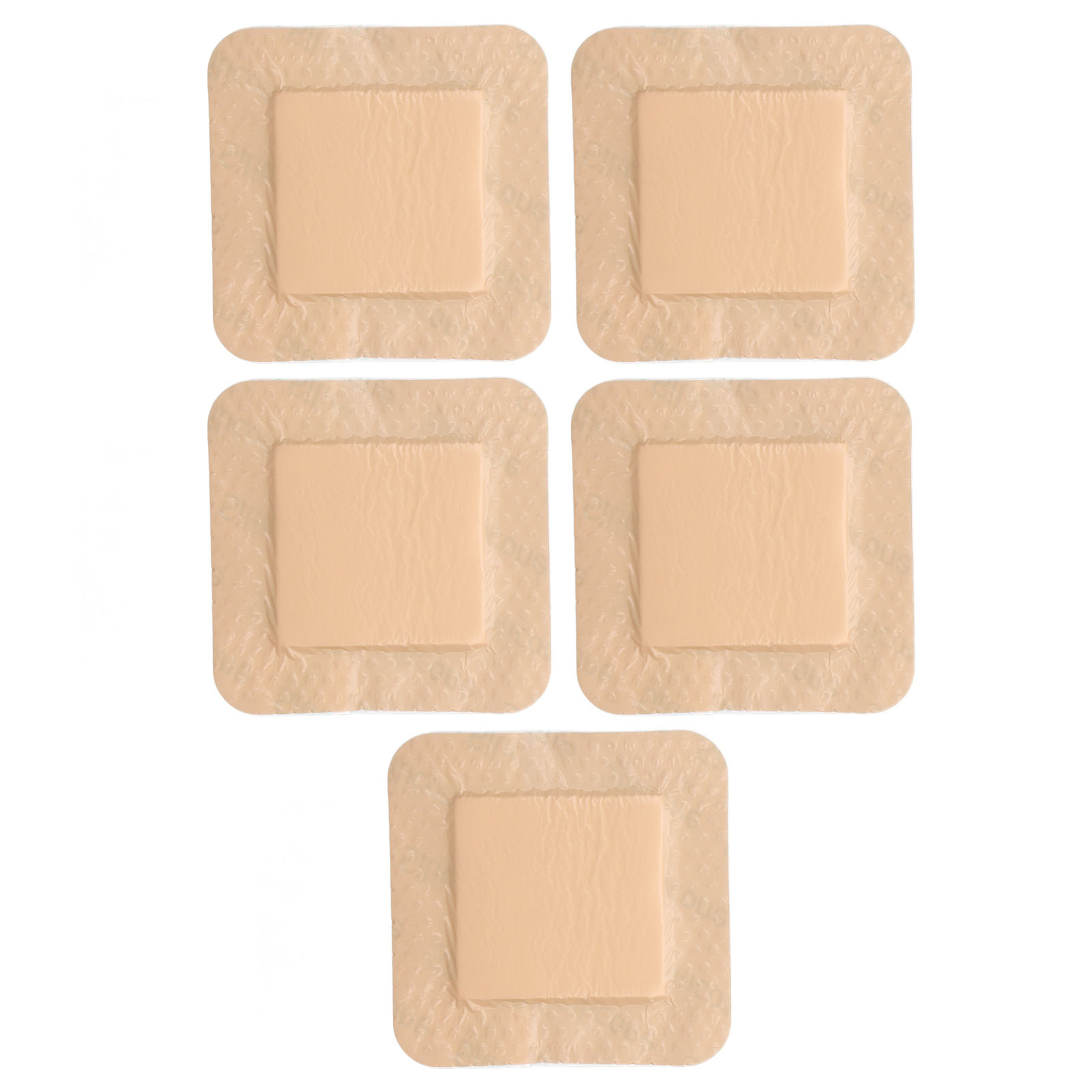 5pcs Bordered Silicone Gel Patch Self Adhesive Promote Healing Pressure ...