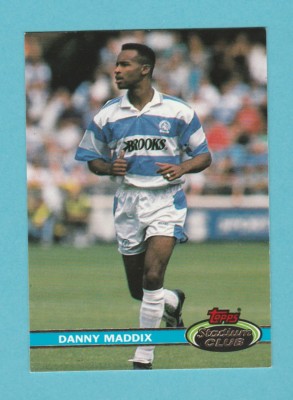 FOOTBALL - TOPPS U.K. - FOOTBALLER NO. 196 - DANNY MADDIX OF Q.P.R ...