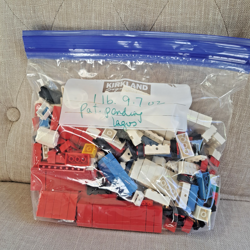 Vintage Lego Lot 1960s Pat Pend-Roof, Asst. Bricks, Wheels &More 1 Lb ...