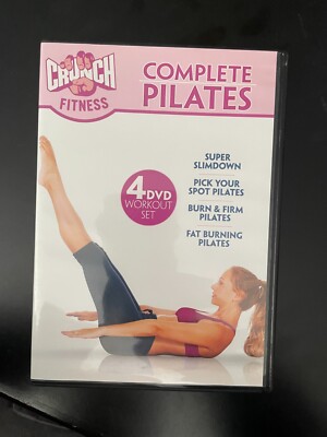 Crunch Super SlimDown Complete Pilates Ellen Barret 4 DVD Set - DVD ...