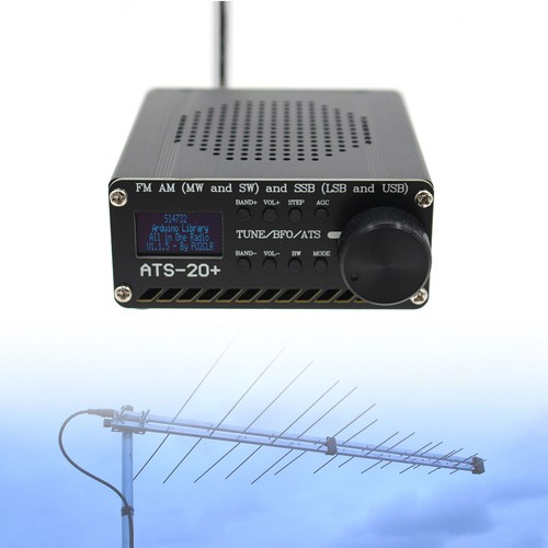 Original ATS-20+ Radio Receiver FM AM (MW & SW) SSB (LSB & USB) With ...