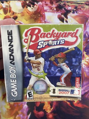 Backyard Sports: Baseball 2007 GBA (Nintendo Game Boy Advance, 2006 ...