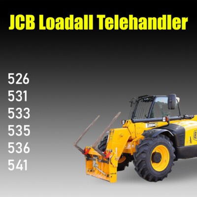 Service Manual for JCB 526 531 533 535 536 541 Loadall Telehandler On a ...