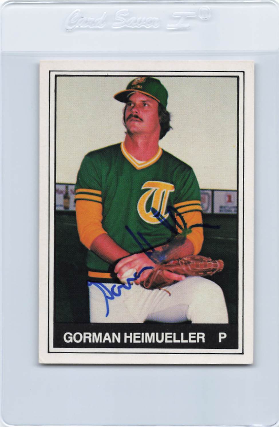 1982 Tacoma Tigers TCMA #5 Gorman Heimueller Signed Auto *J5813 | eBay