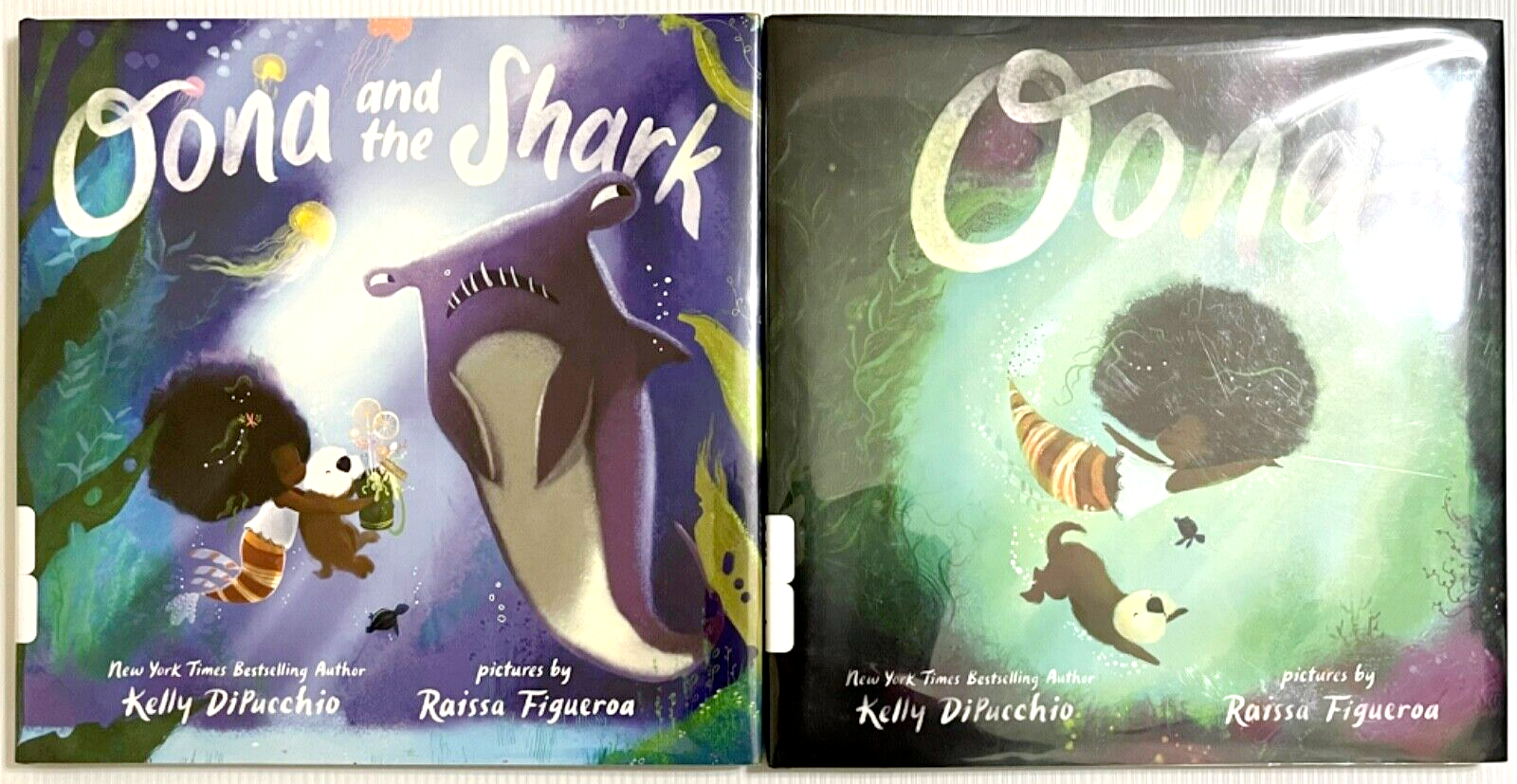 Set of 2 OONA AND THE SHARK + OONA HC MERMAID CHILD PICTURE BOOK PREOW ...