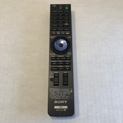 Sony RMT-B101A Blu Ray Remote -Tested/Works | eBay