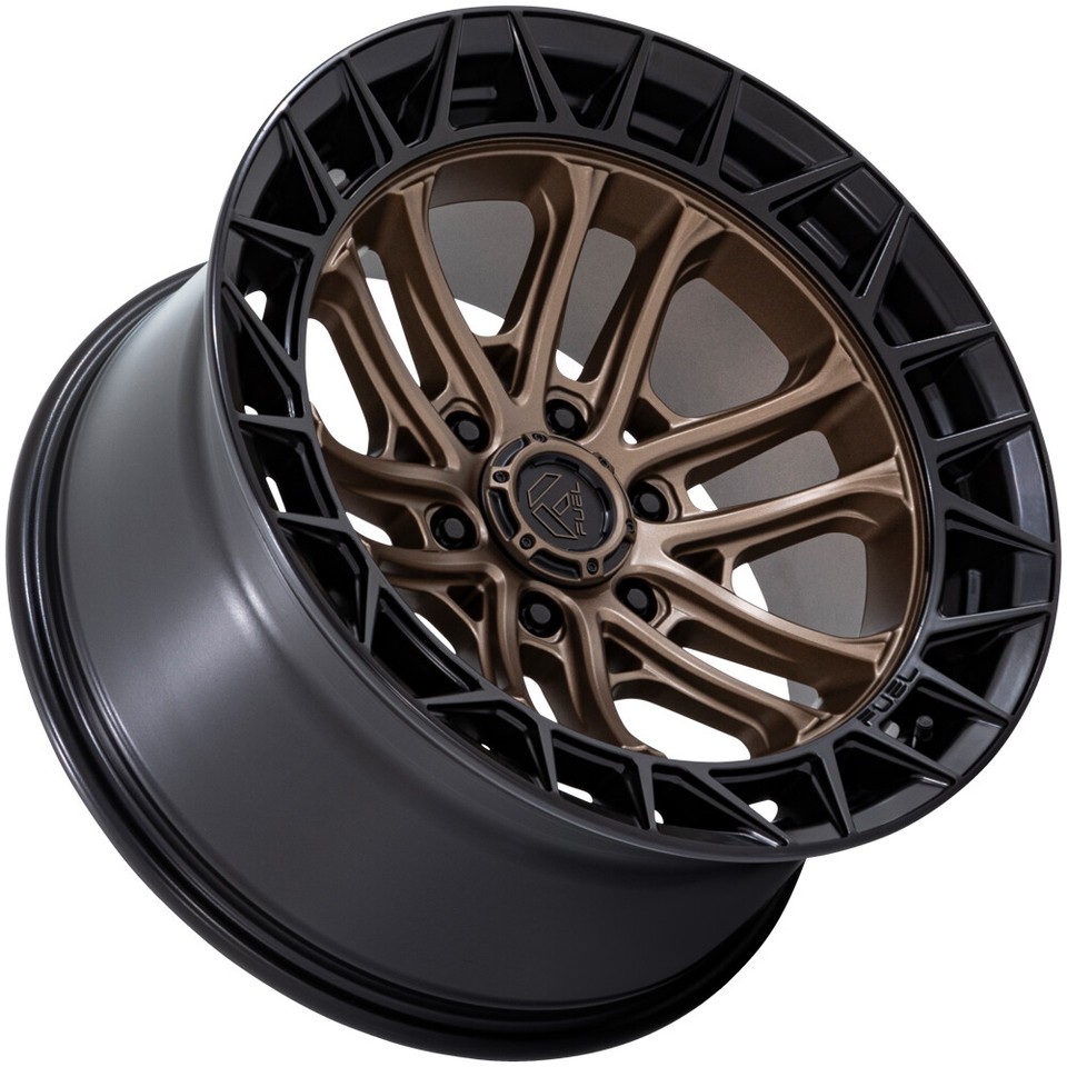 (Set of 4) Fuel FC874 Celsius 17x9 6x135 +1mm Bronze Wheels Rims 17 ...