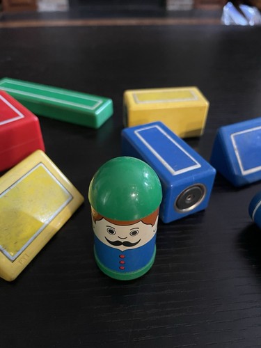 Lot Of 10 Vintage Playwell Hilco Magnetic Figure And Building Block ...