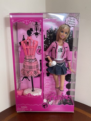 Barbie Doll Color Your World Pink Gift Set 2008 Mattel N5714 | eBay