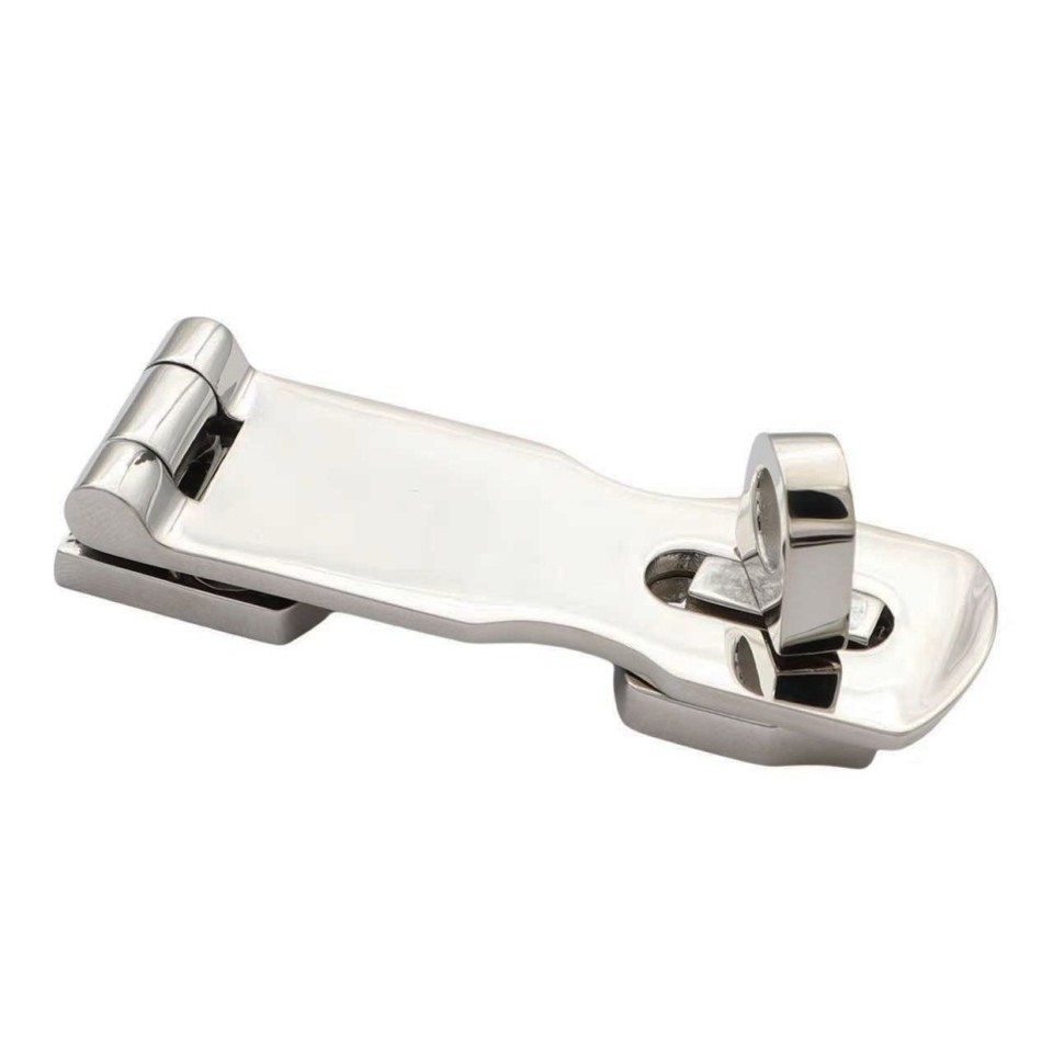 Heavy Duty Door Hasp with Turning Padlock Eye Mount Yachts Door Hasp ...