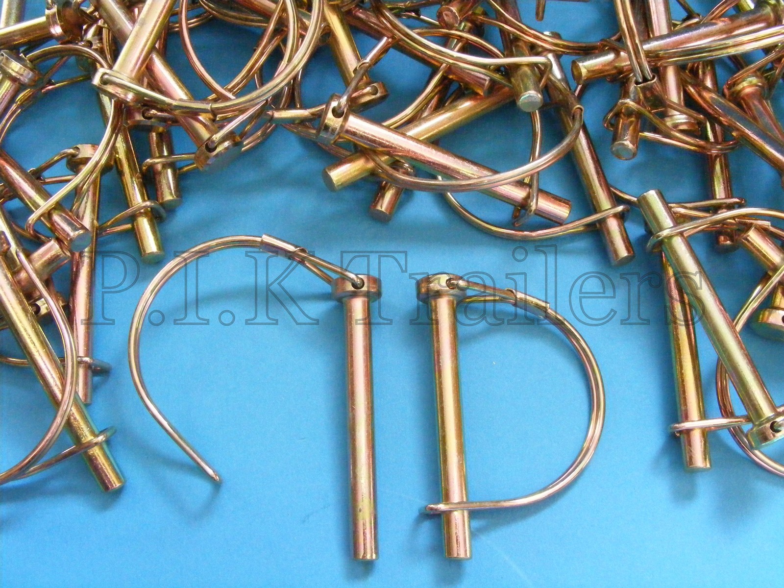20 x 8mm Shaft Locking Retaining Pin - D Clip Lynch Linch for Trailers ...
