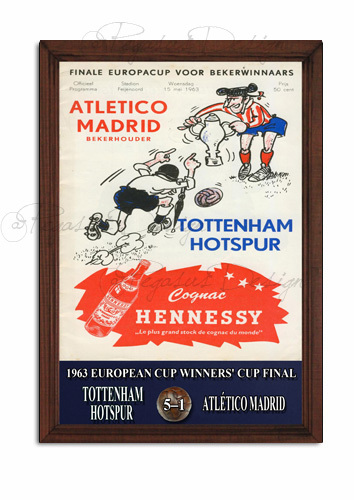 SPURS, Tottenham Hotspur 1963 European Cup Winners Cup Sign,Retro ...